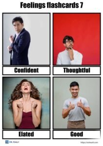 32 Free printable feelings flashcards (PDF) - ESL Vault
