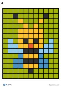 15 Free pixel art color by number pages (PDF) - ESL Vault