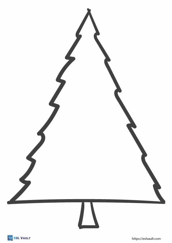 23 Free tree outline templates (PDF) - ESL Vault