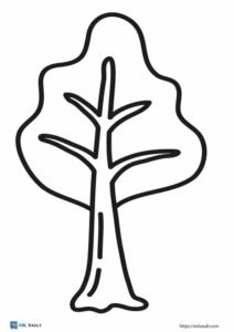 23 Free tree outline templates (PDF) - ESL Vault